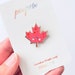 Canadian Red Maple Leaf Enamel Pin, Board Filler Pins - Etsy Canada