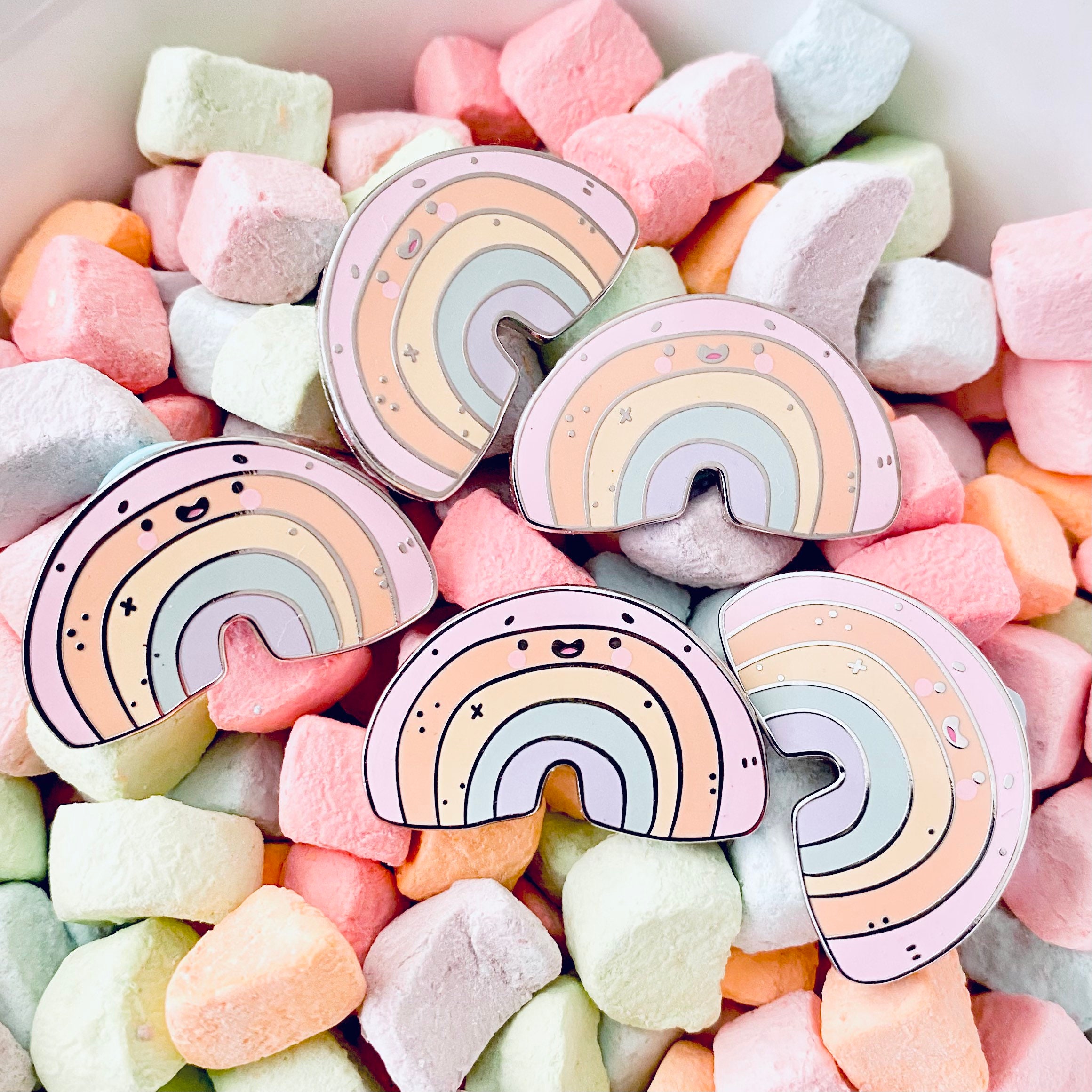 Rainbow Enamel Pin Board Filler Pins - Etsy UK