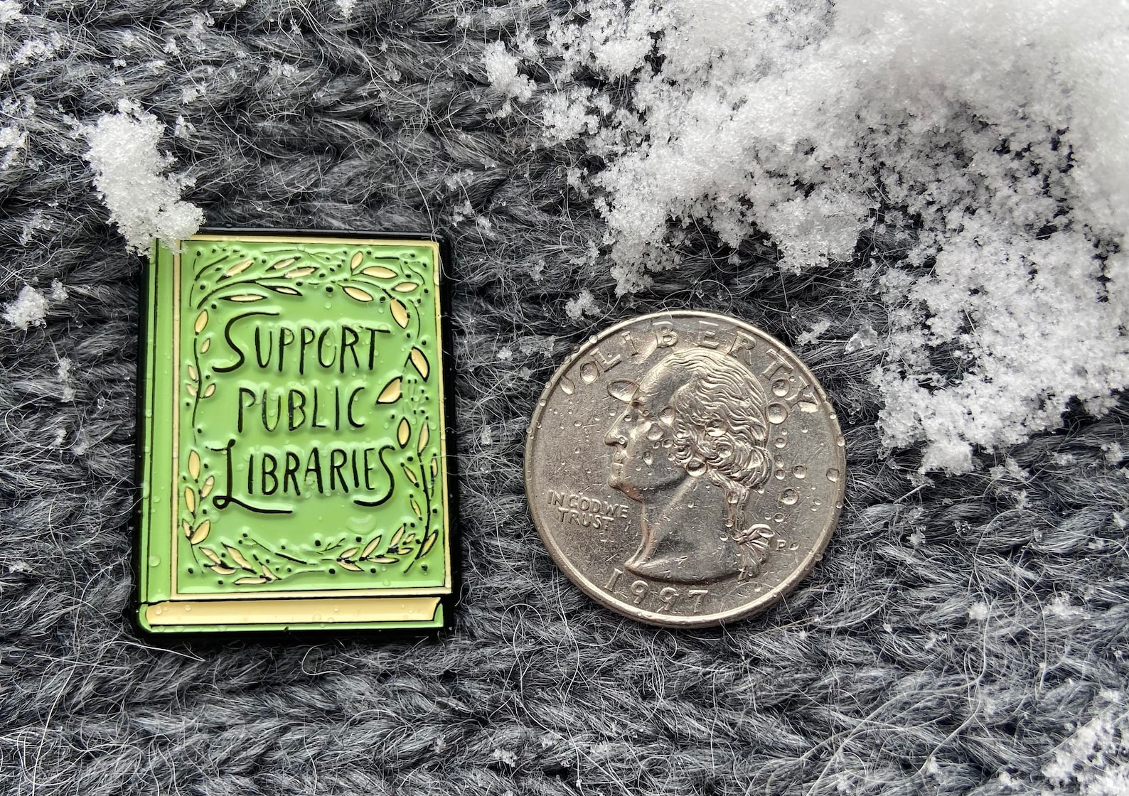 Support Public Libraries Enamel Pin Librarian - Etsy