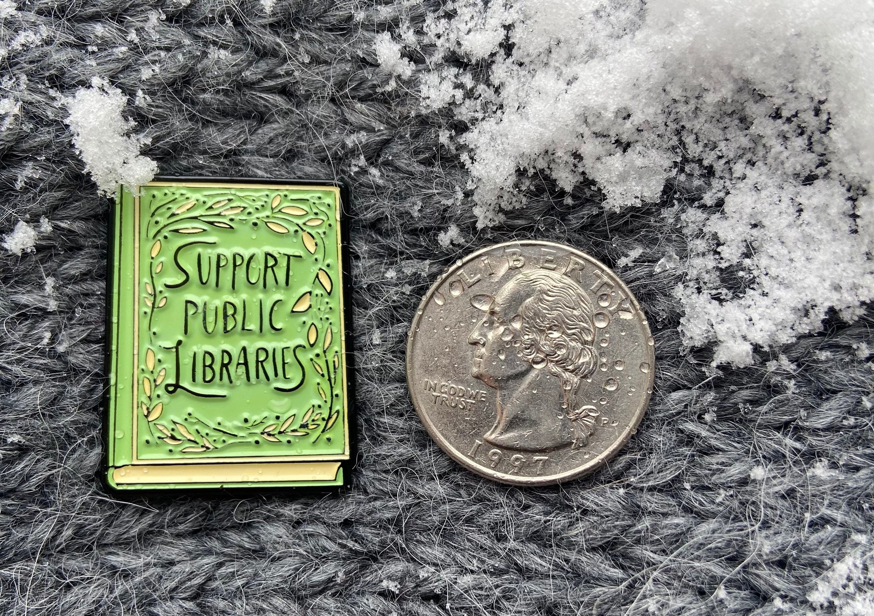 Support Public Libraries Enamel Pin Librarian - Etsy