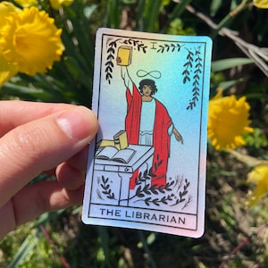 The Librarian (the Magician) Tarot Card Sticker | Libraries | Dark ...