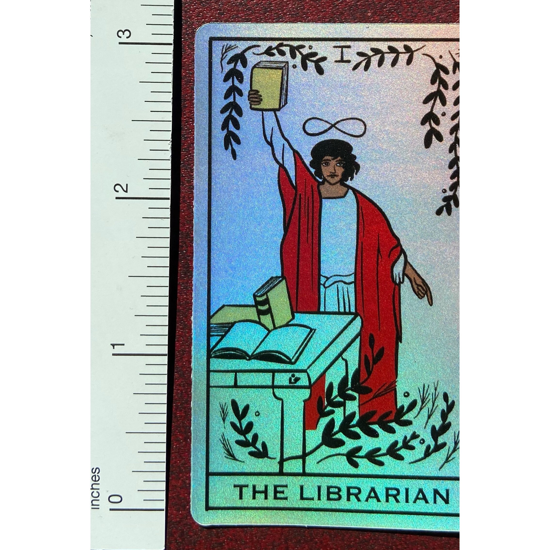 The Librarian (the Magician) Tarot Card Sticker | Libraries | Dark ...