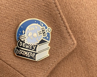 Support Public Libraries Enamel Pin Librarian | Etsy