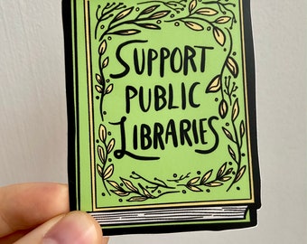 Support Public Libraries Enamel Pin Librarian | Etsy