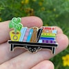 Support Public Libraries Enamel Pin Librarian - Etsy