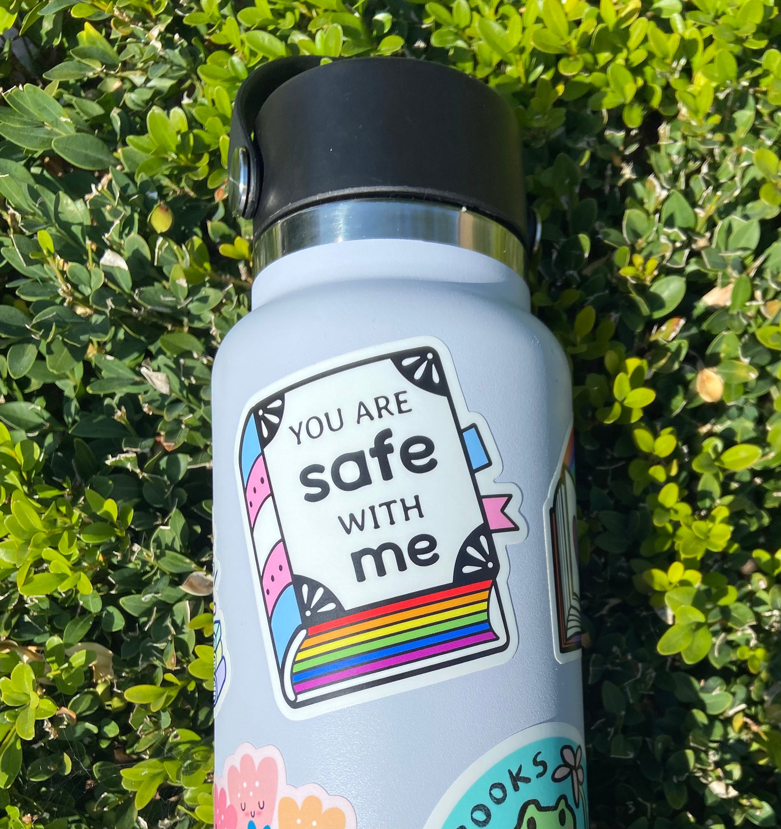 You Are Safe With Me // Sticker // - Etsy