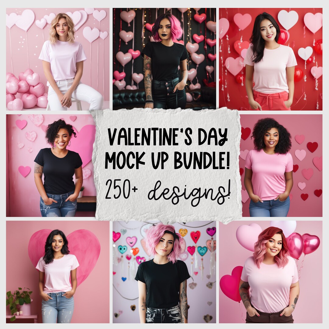 250+ Variety Valentine's Day Mock up Bundle! - Etsy