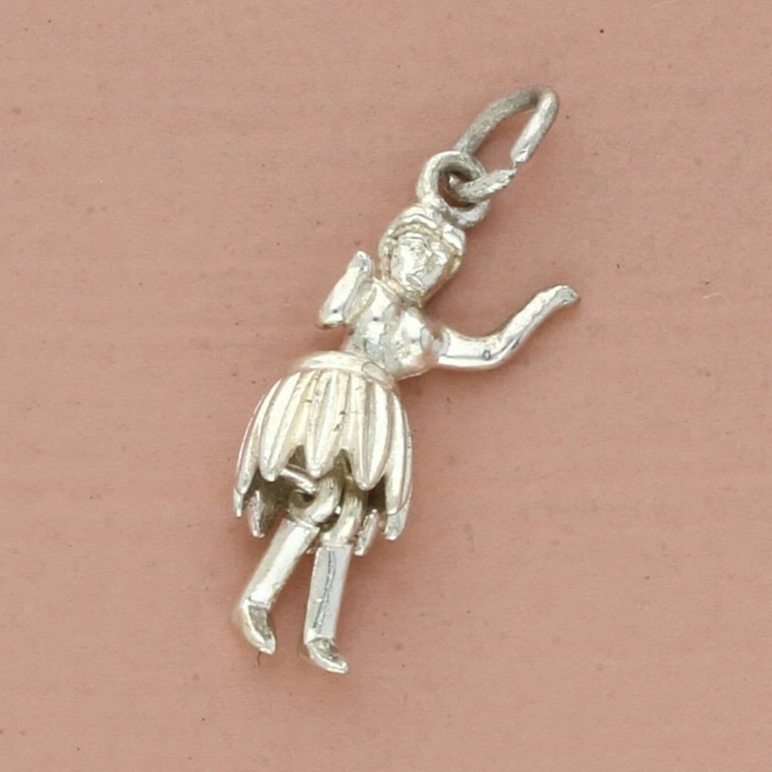 Vintage Sterling Silver 3d Hawaiian Hula Dancer legs Move - Etsy