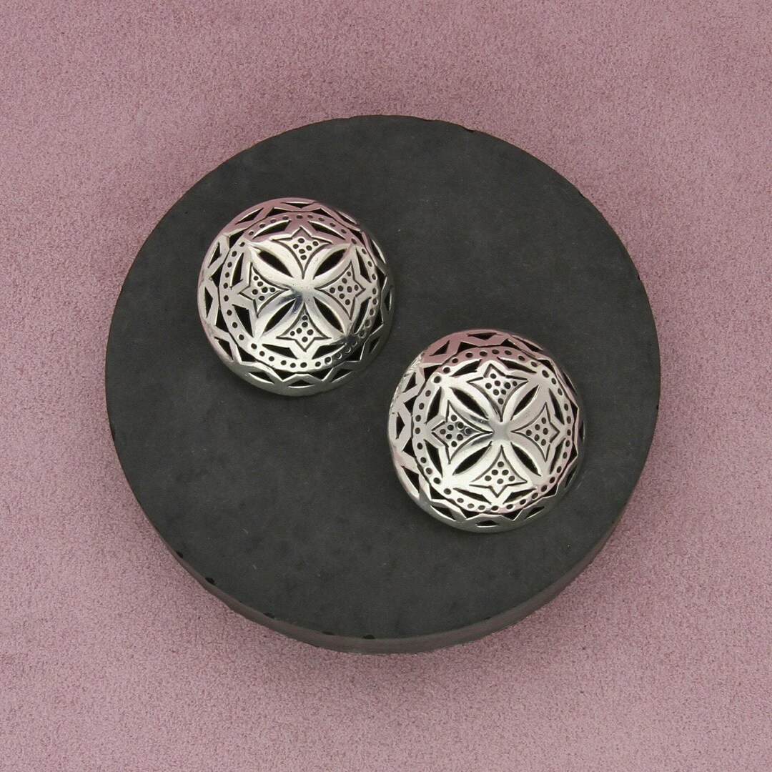 John Hardy Sterling Silver Vintage Bali Shadow Box Clip-on Earrings - Etsy