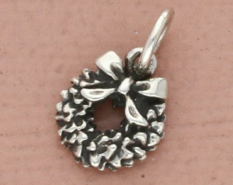 Christmas Wreath Charm Wreath Charm Holiday Charm Christmas - Etsy
