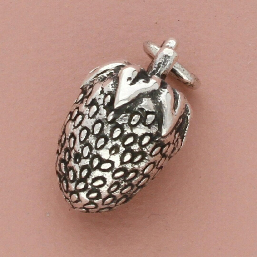 James Avery Sterling Silver Retired 3d Strawberry Charm - Etsy