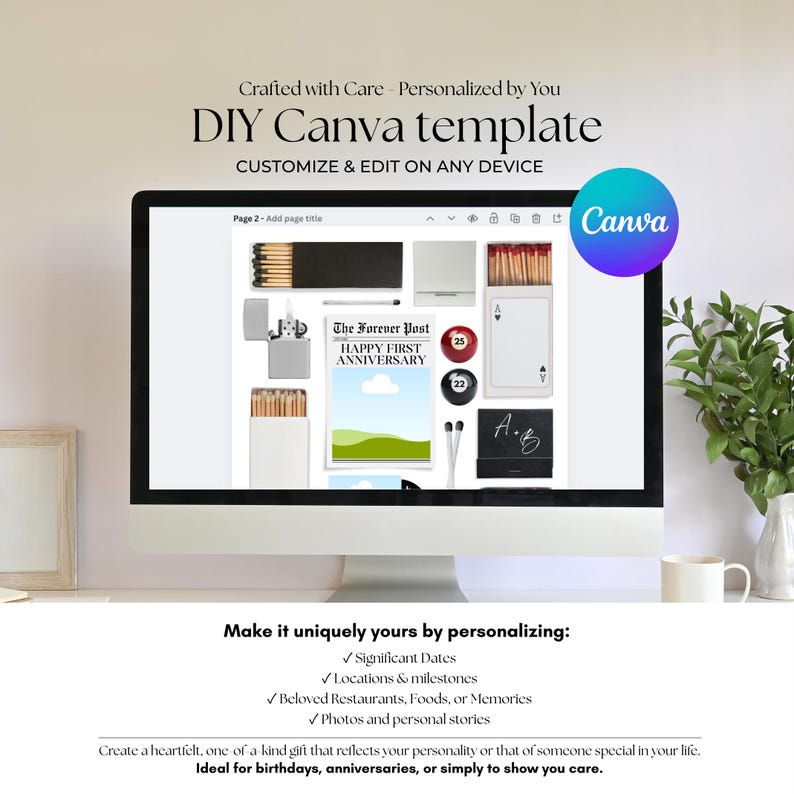 Editable Matchbook Poster Template, Blank Matchbook Template, Digital ...