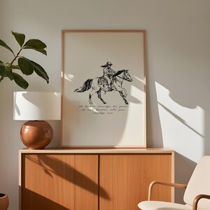 Cowboy Horse Print, Western Gallery Wall Art (digital Download) - Etsy