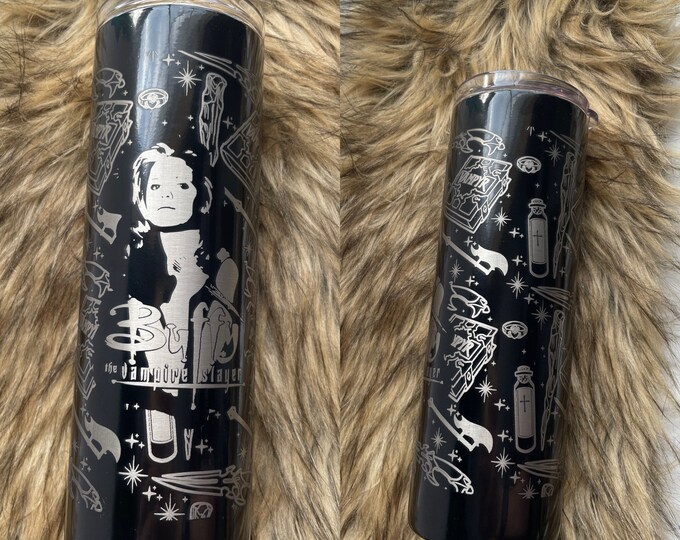 Buffy the Vampire Slayer Custom Laser Engraved Black 20oz - Etsy