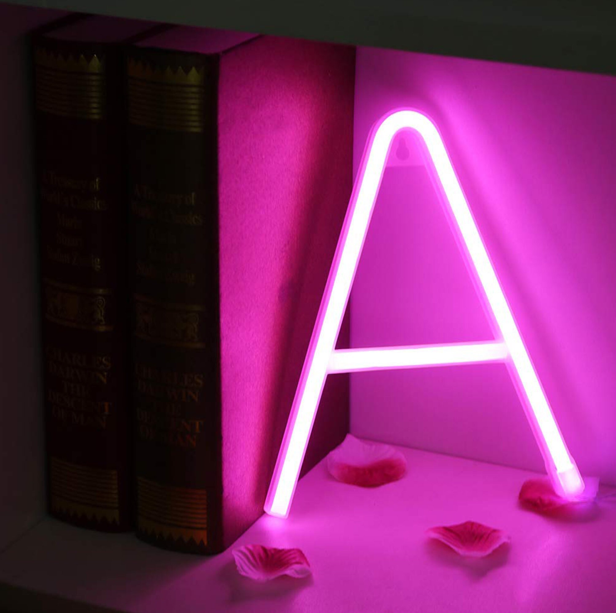LED Neon Letter Light USB Batteries Operated Marquee Letter - Etsy