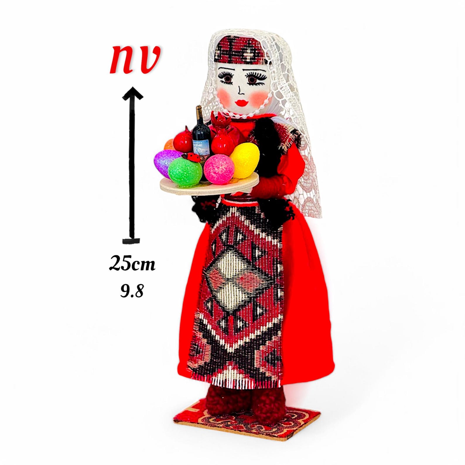 Armenian Handmade Easter Doll – Festive Table Decoration With Colorful ...