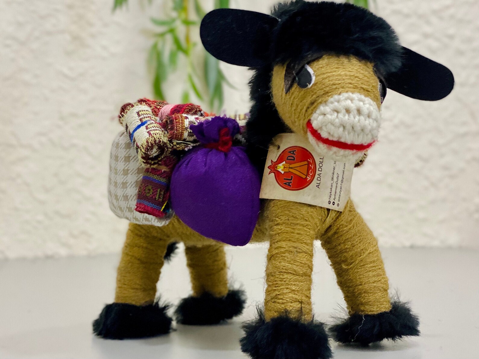 Handmade donkey for Friends First home gift Home souvenir | Etsy