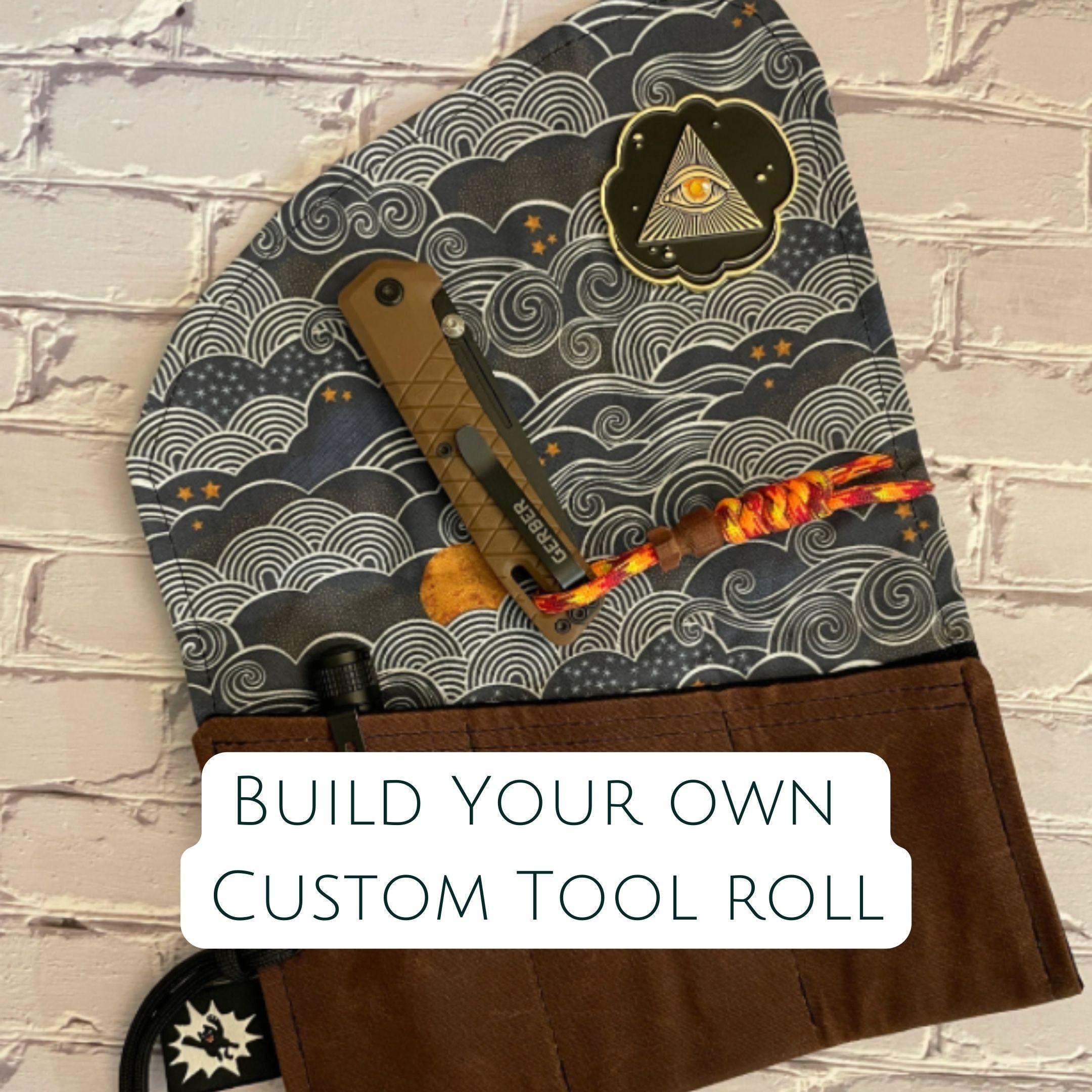 EDC Tool Roll | Waxed Canvas Pouch | Every Day Carry Gear Bag | Pocket ...