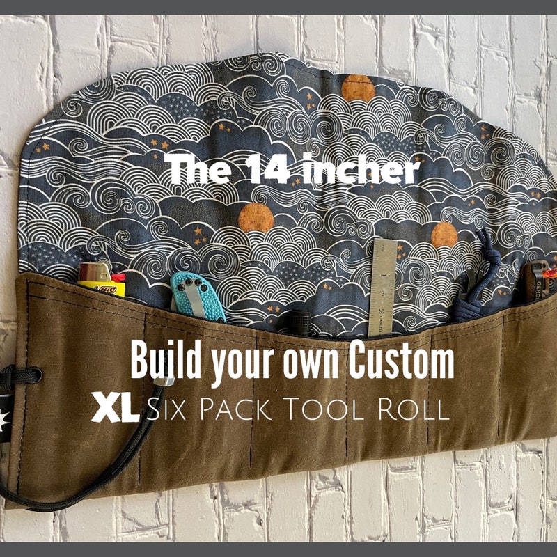 Large Wax Canvas Tool Bag - Etsy