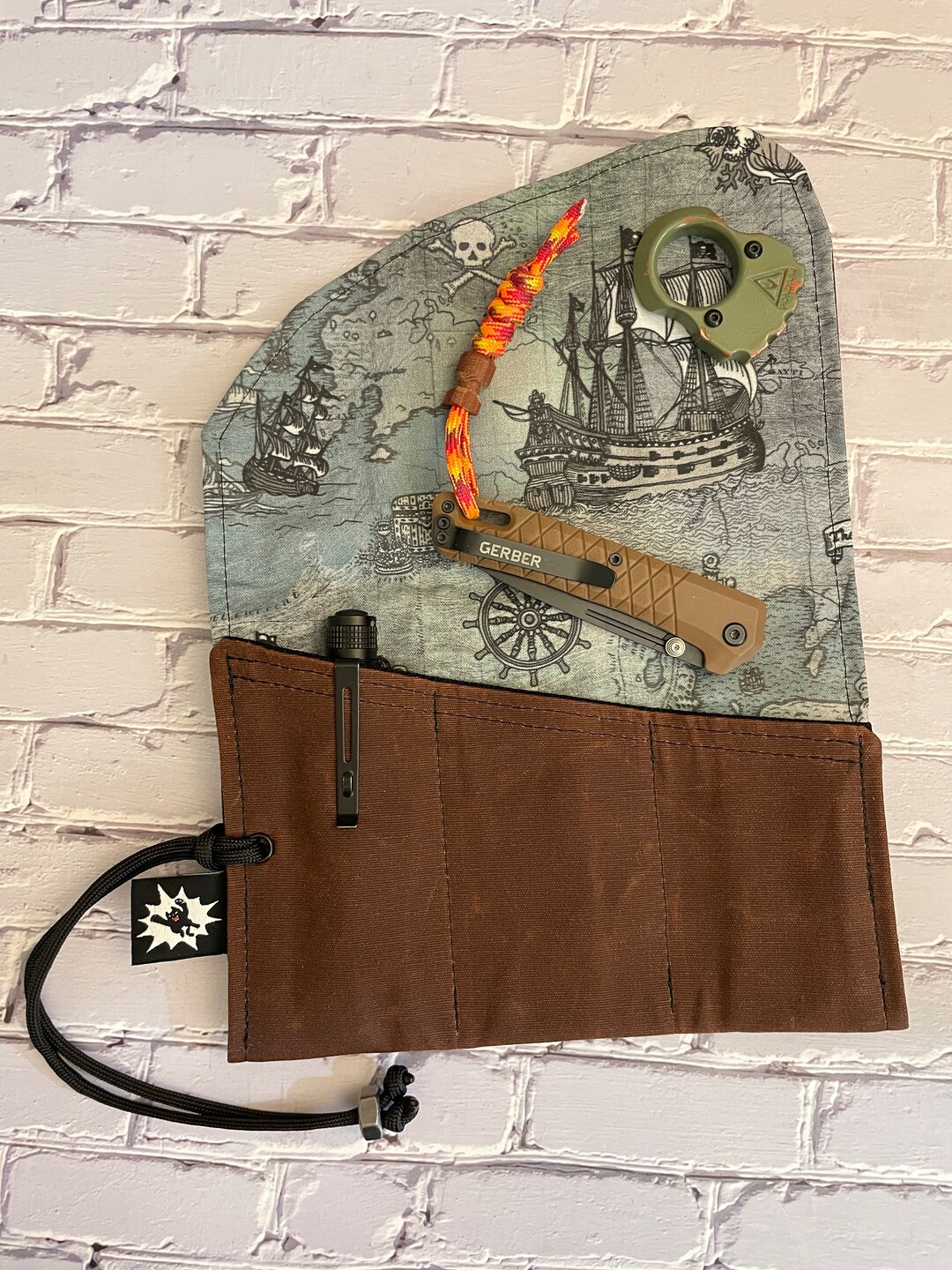 EDC Tool Roll | Waxed Canvas Tool Pouch | Every Day Carry Gear Bag ...