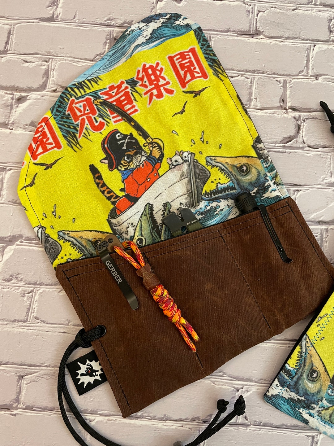 EDC Tool Roll Waxed Canvas Tool Pouch Every Day Carry Gear - Etsy