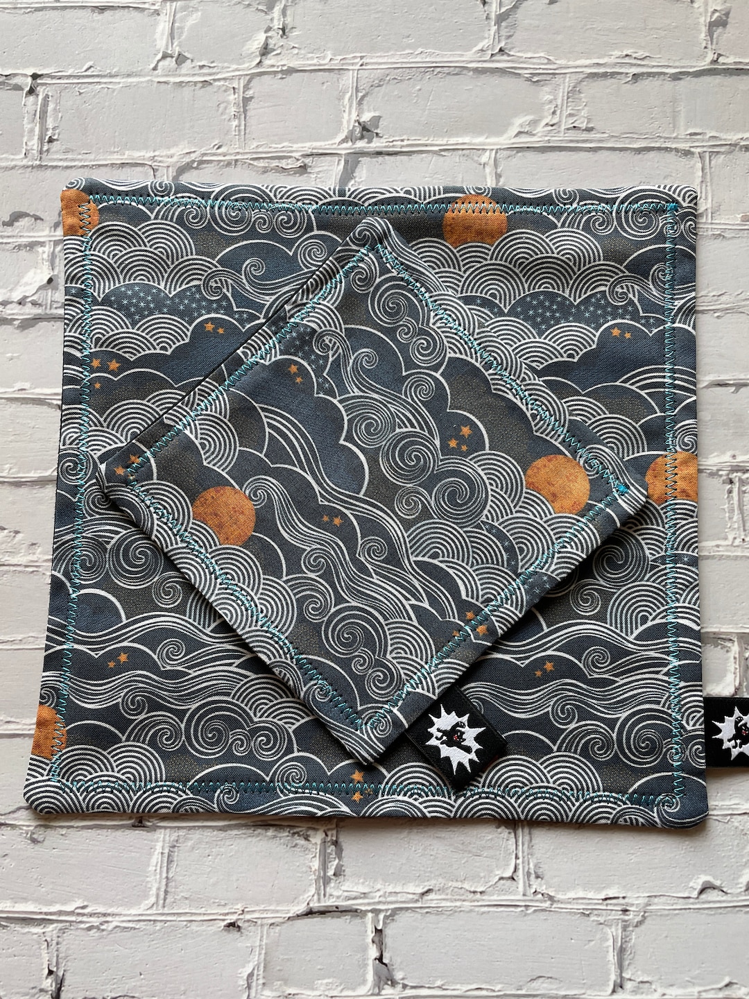 Custom EDC Hank With Microfiber or Flannel Backing, Vibrant ...