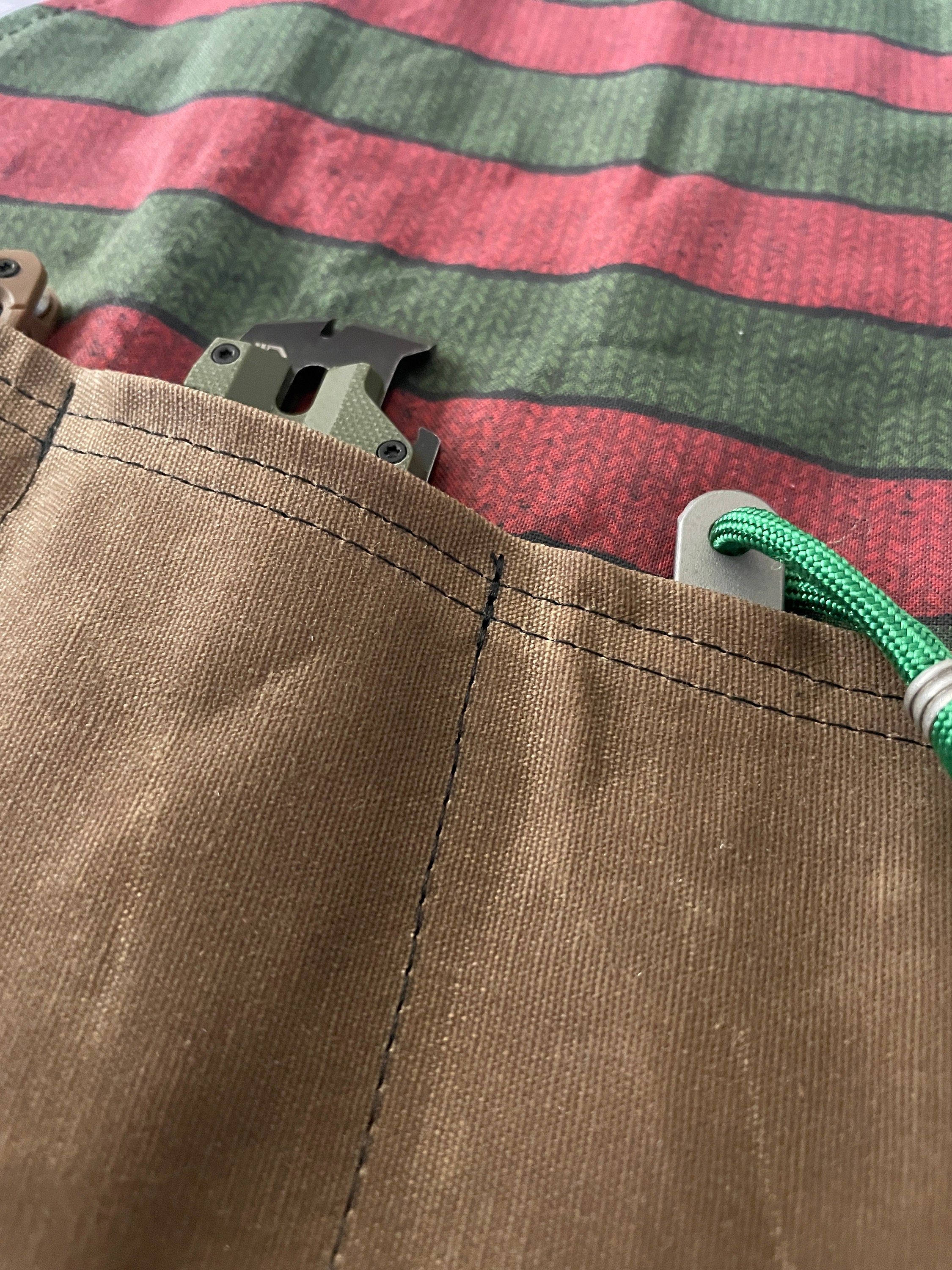 EDC Tool Roll Waxed Canvas Tool Pouch Every Day Carry Gear - Etsy
