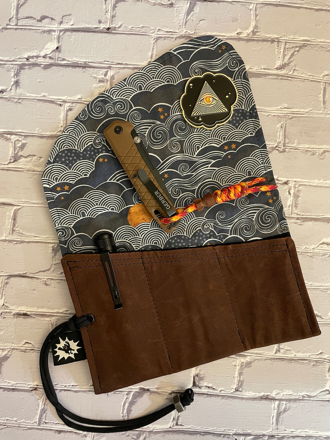 EDC Tool Roll | Waxed Canvas Tool Pouch | Every Day Carry Gear Bag ...
