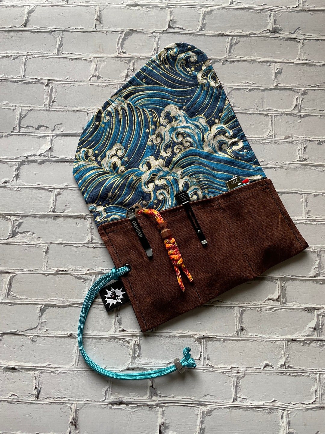 EDC Tool Roll | Waxed Canvas Tool Pouch | Every Day Carry Gear Bag ...