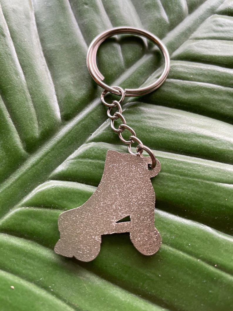 Roller Skate Key Chain Colors: Black Witch Teal Pink Lime - Etsy