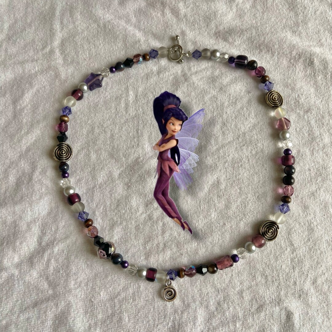 Vidia Beaded Necklace Fairy Core Necklace Jewelry Tinker Bell Aesthetic ...
