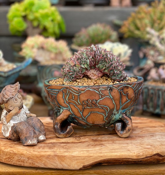 Handmade Garden Decorationshandmade Rough Pottery - Etsy