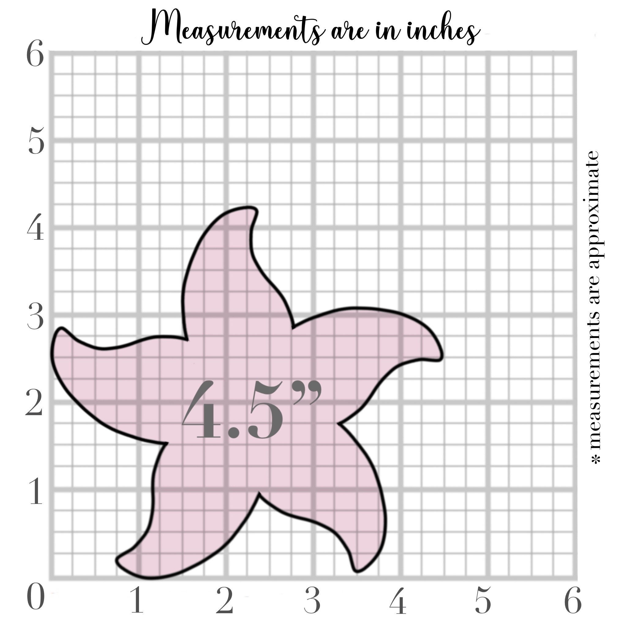 Starfish Sea Star Cookie Cutter and Optional Stencil - Cookie Cutters ...