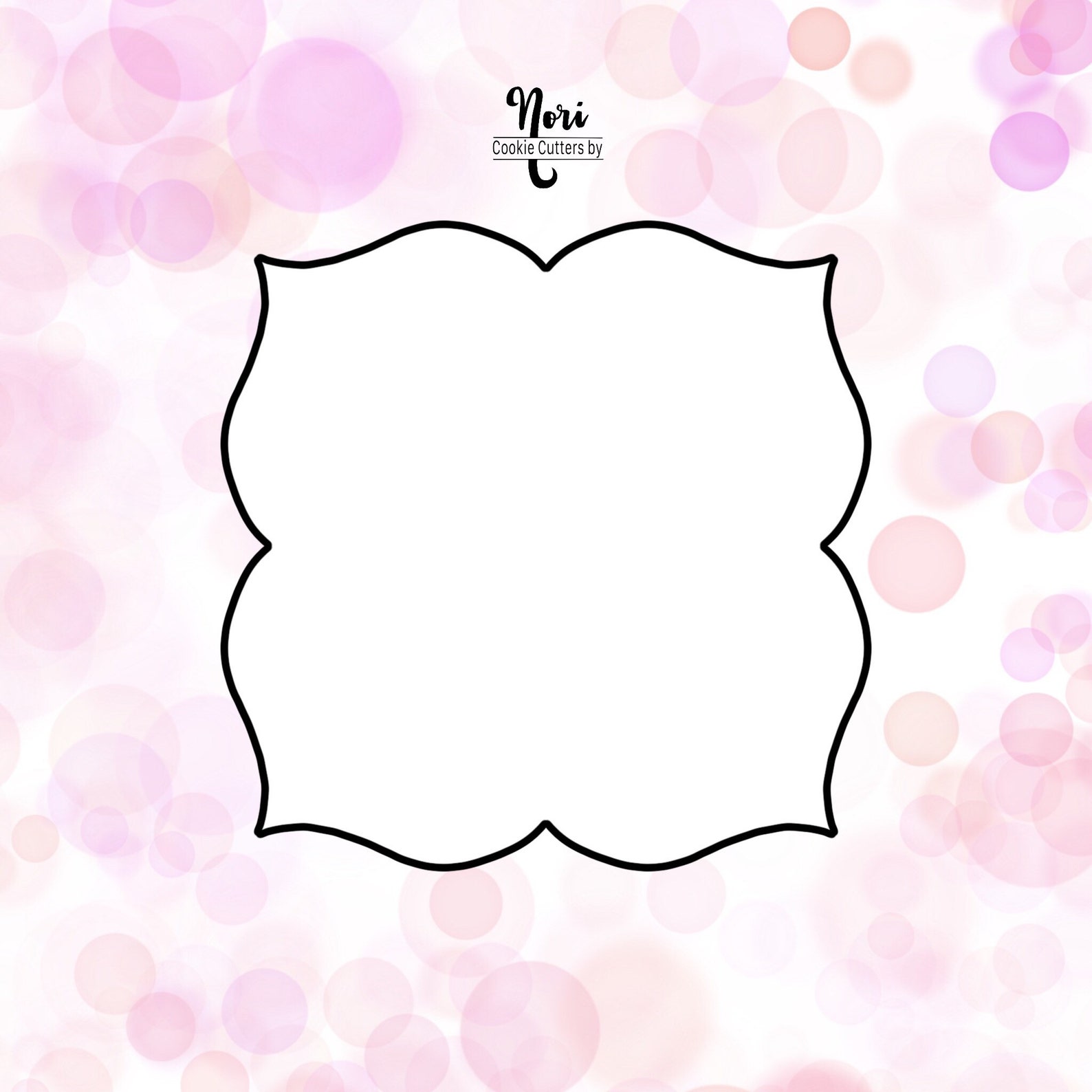 Aria Square Plaque Cookie Cutter Cookie Cutters by Nori - Etsy