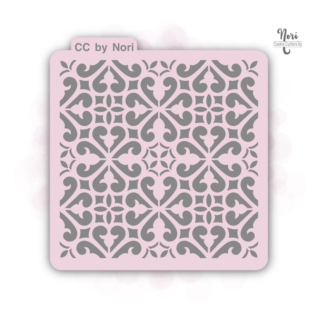 Tile 1 Pattern Stencil - Cookie Cutters by Nori - CNP0011 - Etsy