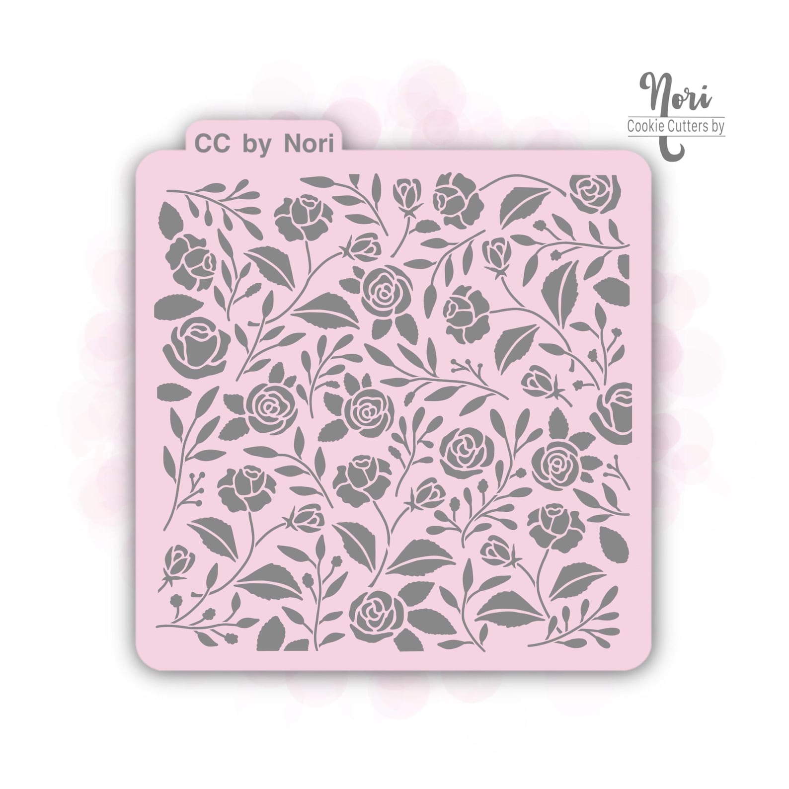 Roses 4 Pattern Stencil - Cookie Cutters by Nori - CNP0154 - Etsy