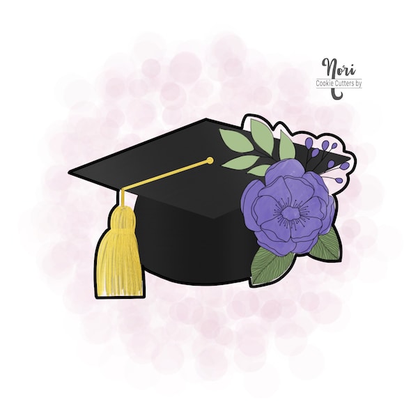 Floral Grad Cap - Etsy