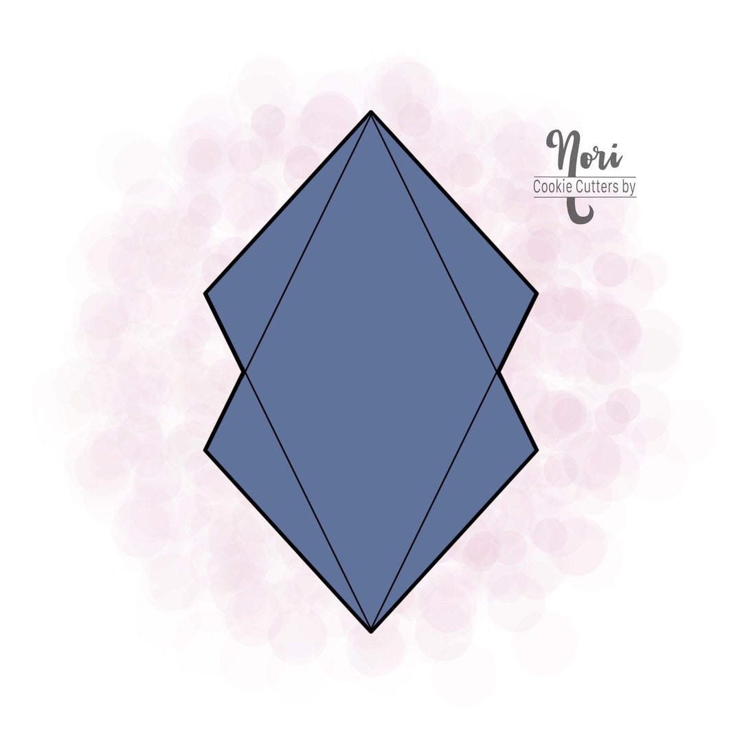 Geometric Double Kite Plaque Cookie Cutter - Cookie Cutters by Nori ...