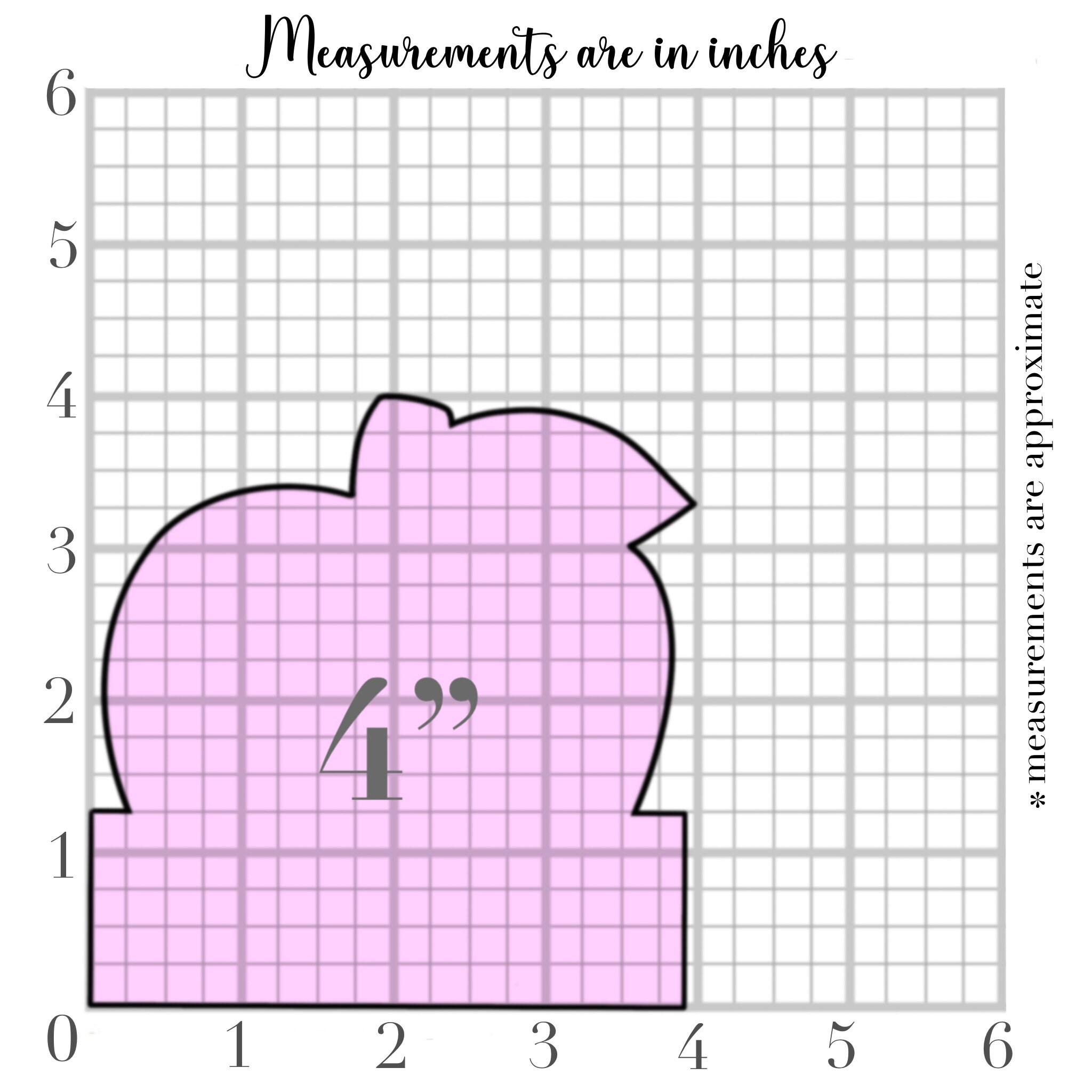 Back to School Apple With Ruler Cookie Cutter Cookie Cutters - Etsy
