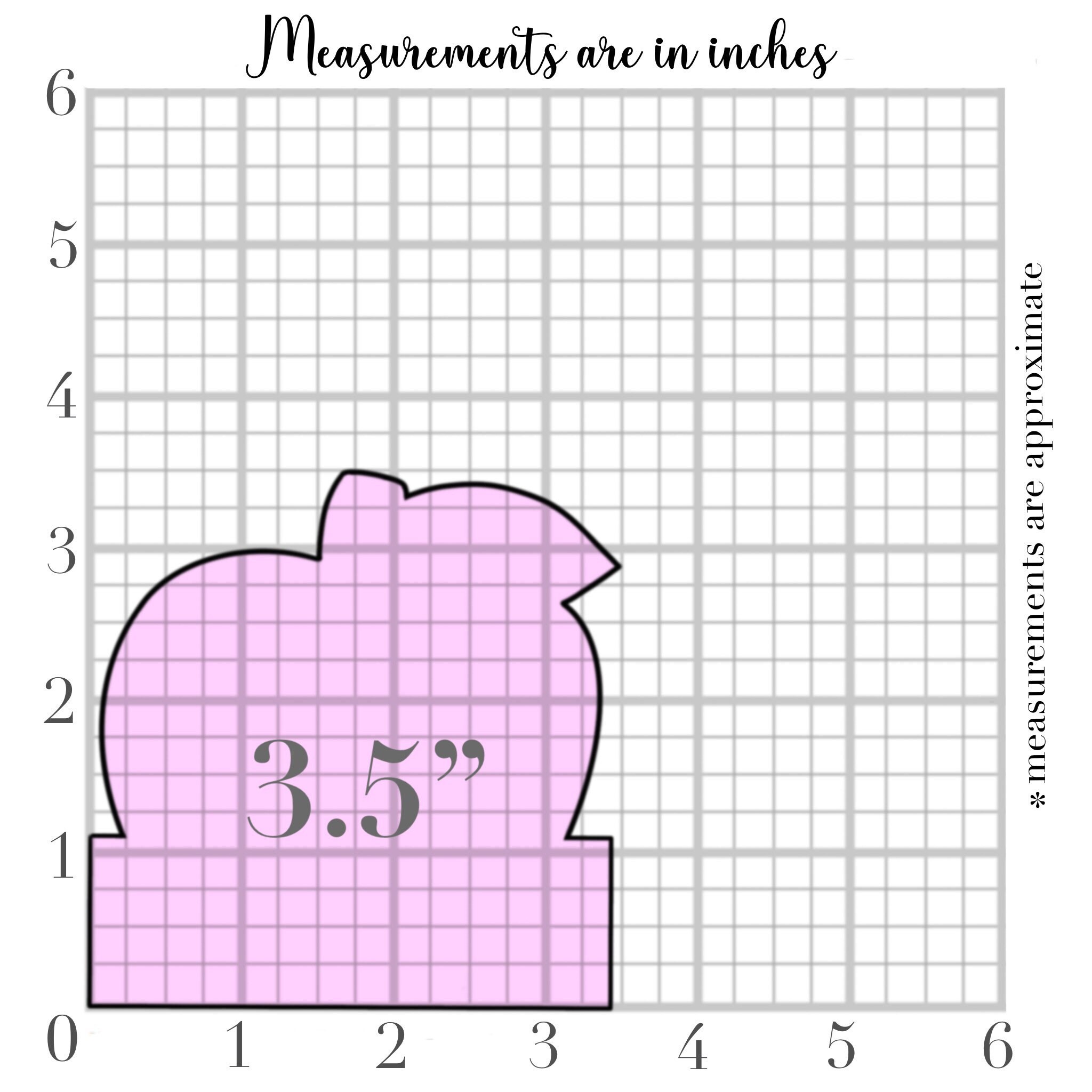 Back to School Apple With Ruler Cookie Cutter Cookie Cutters - Etsy