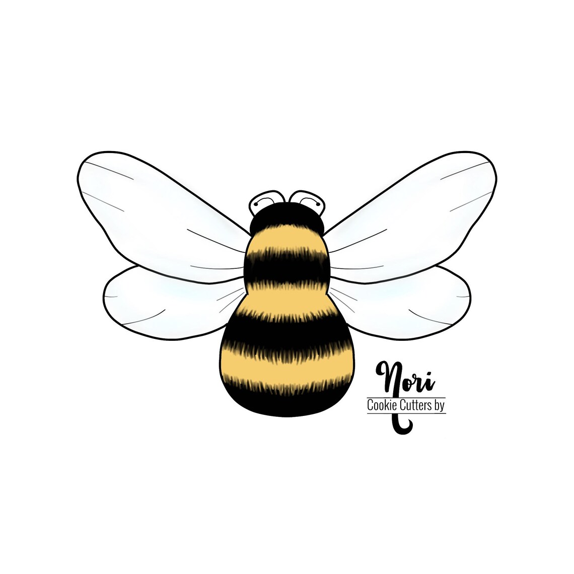 STL File - CN0163 - Bee - 4 Inch - Etsy