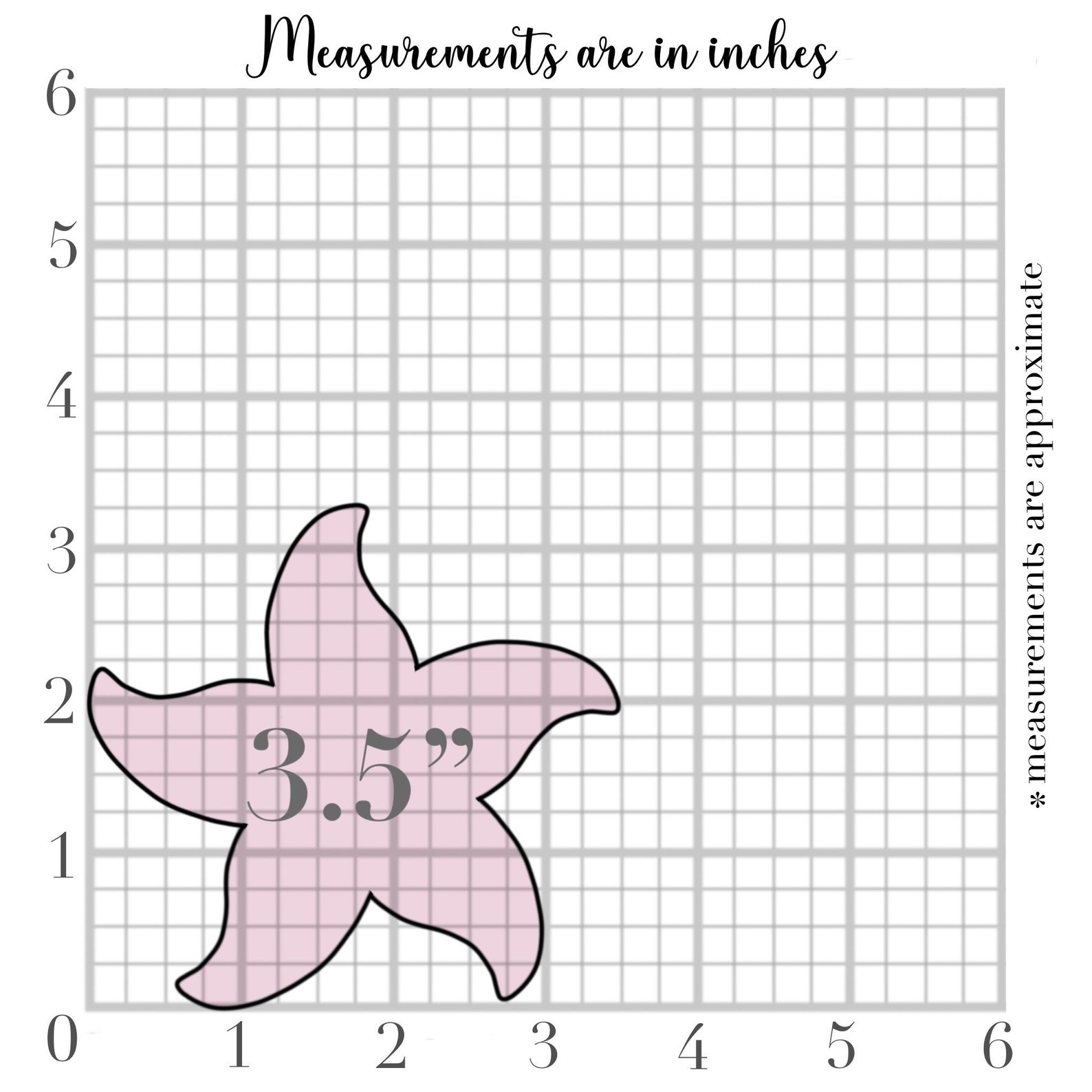 Starfish Sea Star Cookie Cutter and Optional Stencil - Cookie Cutters ...