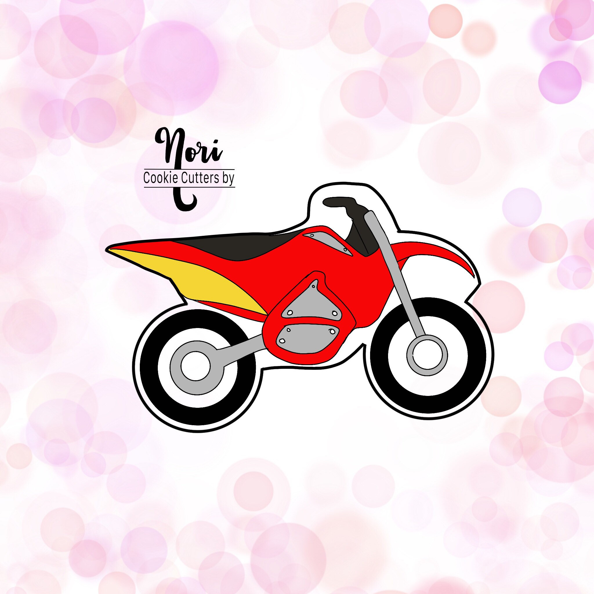 Motorcycle off Road Dirt Bike Cookie Cutter Cookie Cutters - Etsy