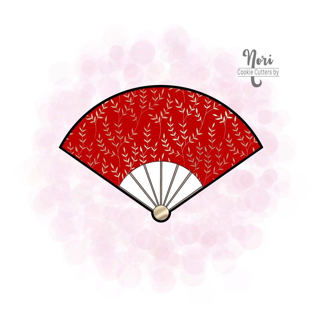 Fan Cookie Cutter - Cookie Cutters by Nori - CN0874 - Etsy