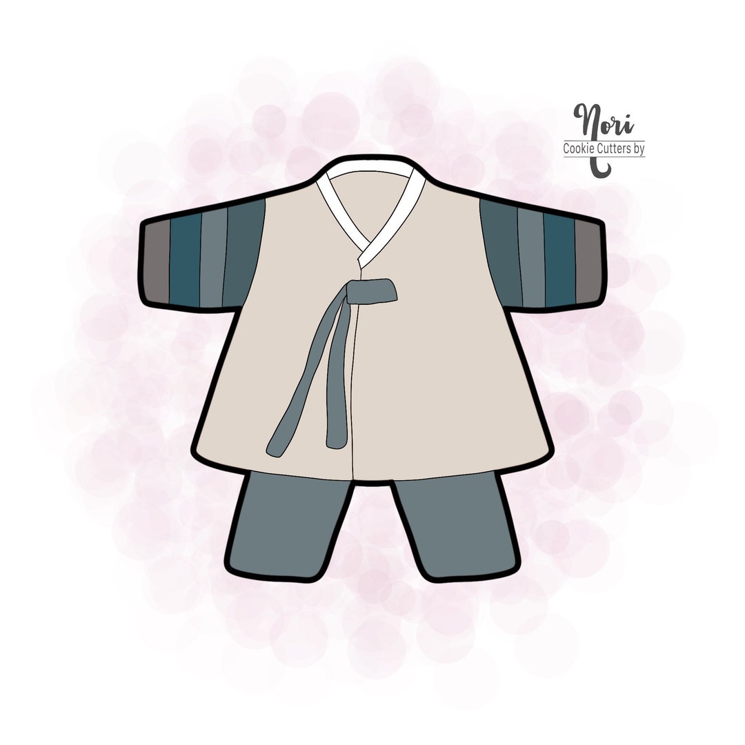 Hanbok Cookie Cutter - Cookie Cutters by Nori - CN0631 - Etsy