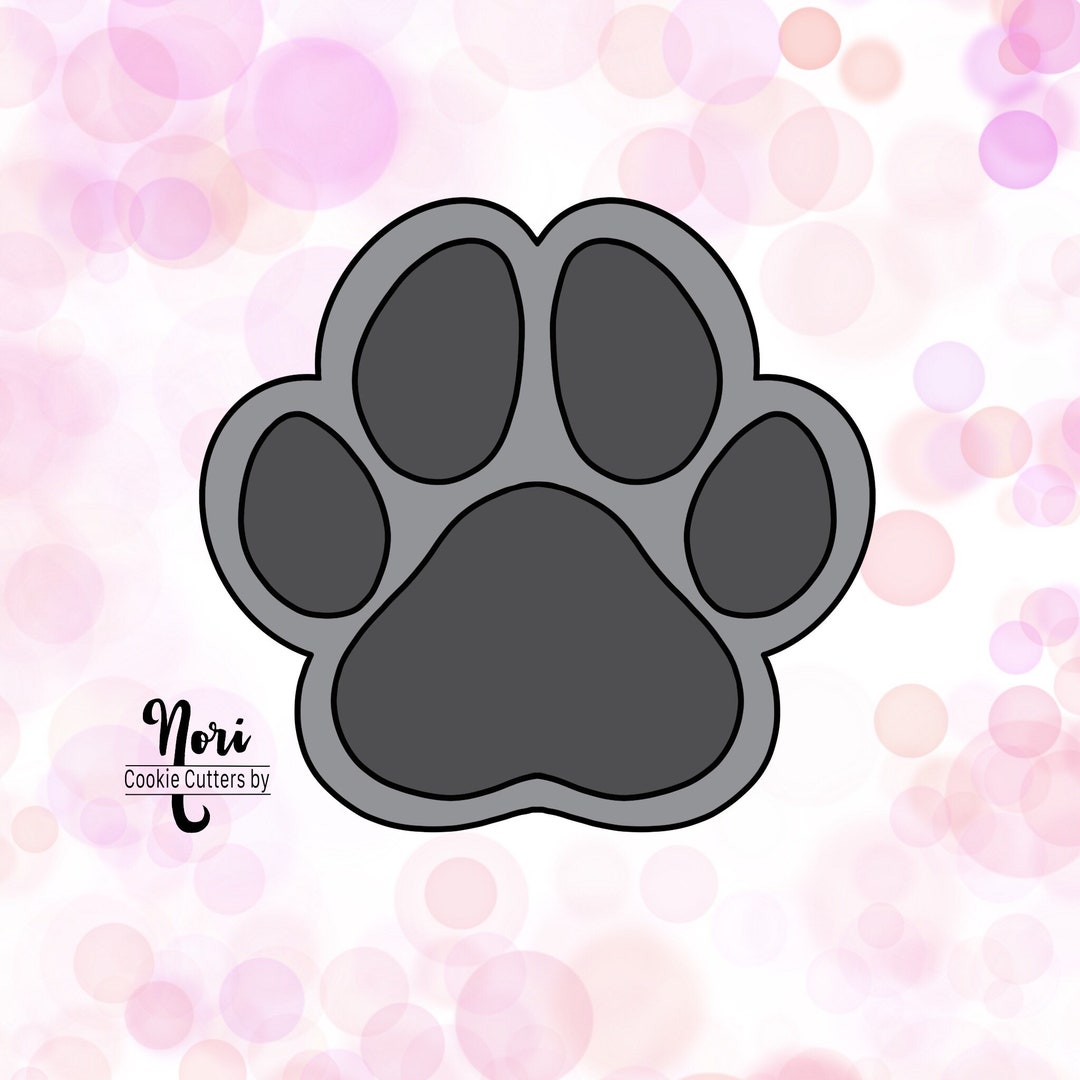 Dog Paw Single Paw Print Cookie Cutter Cookie Cutters by Nori CN0125 - Etsy