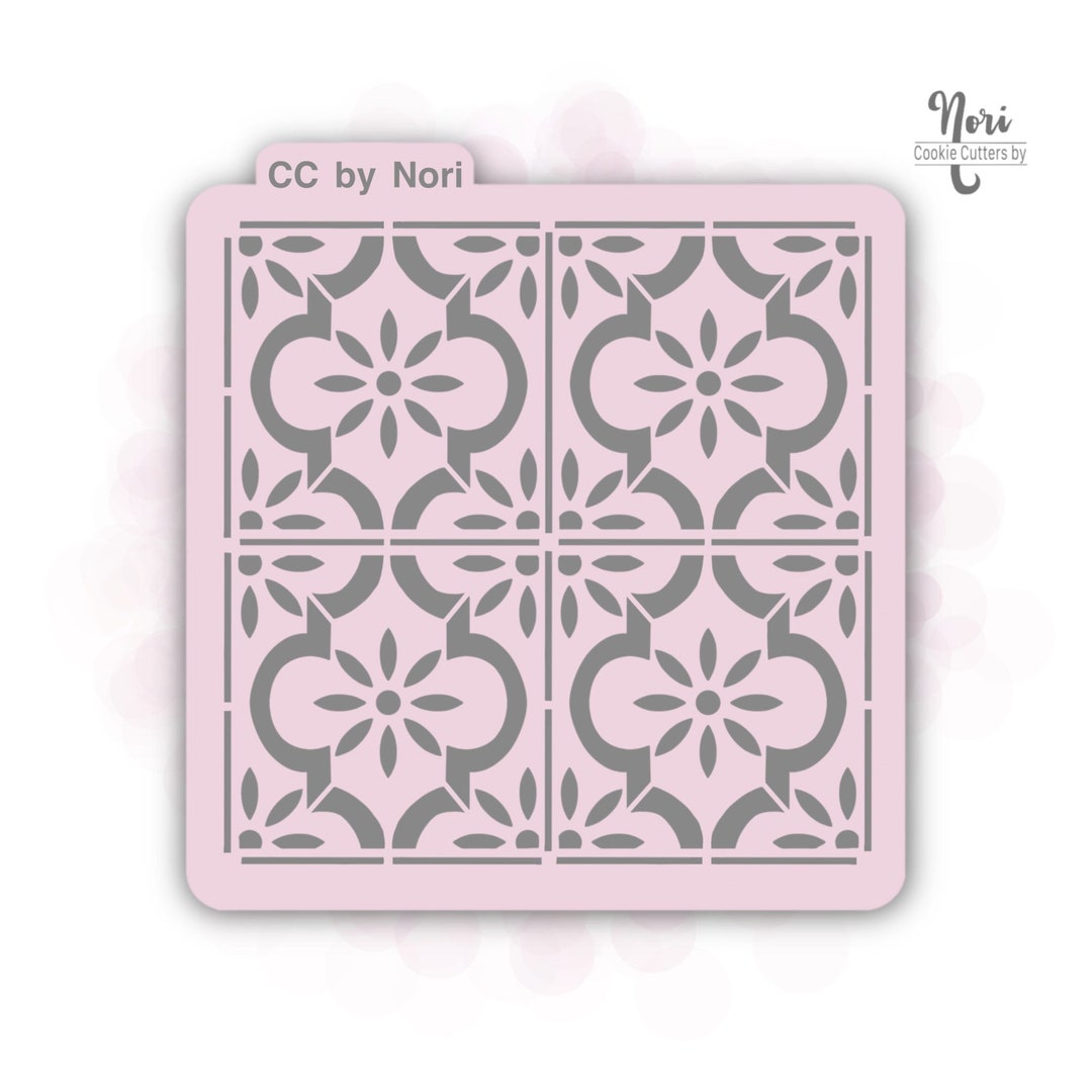Tile 2 Pattern Stencil - Cookie Cutters by Nori - CNP0012 - Etsy