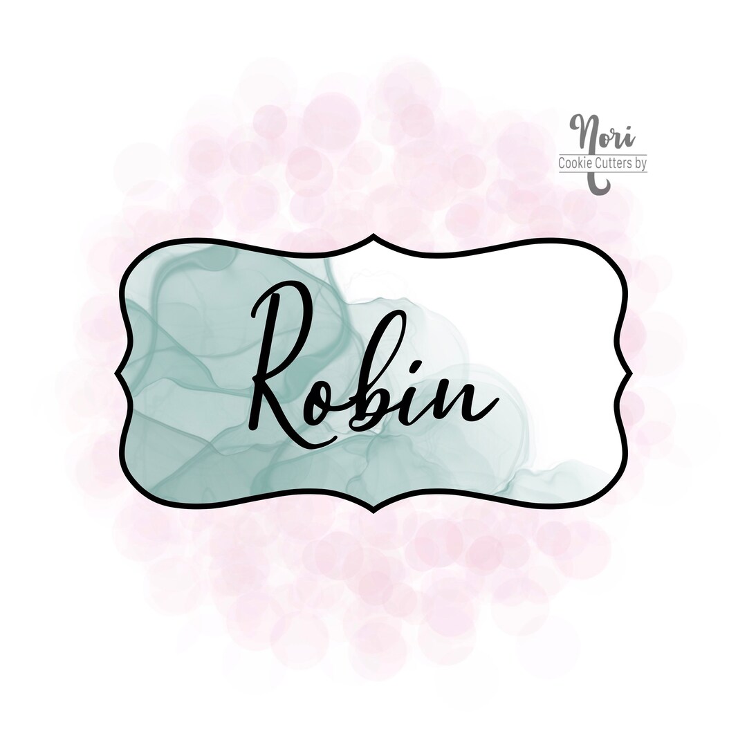 Robin Plaque Cookie Cutter - Cookie Cutters by Nori - CN1291 - Etsy