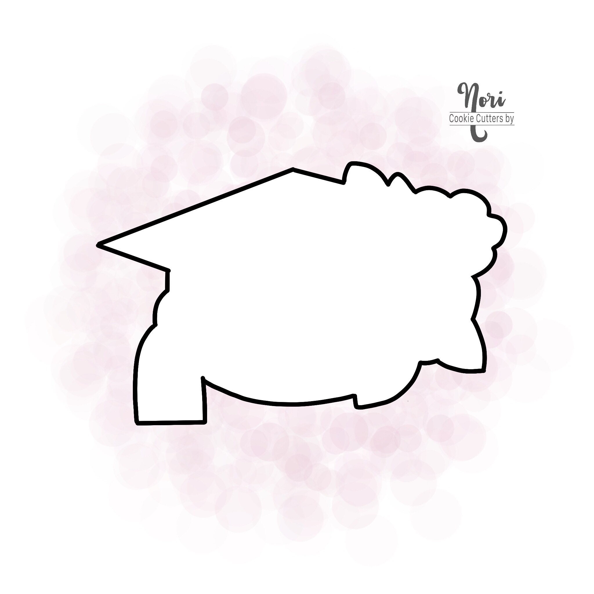 Floral Graduation Cap With Tassels Cookie Cutter Cookie | Etsy