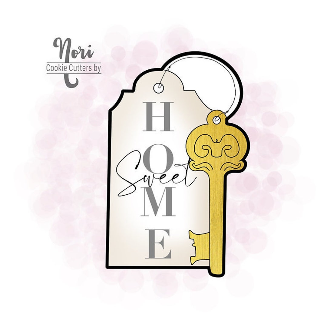 Key Chain Realtor Housewarming Cookie Cutter - Cookie Cutters by Nori ...